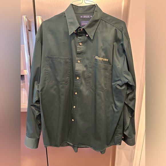 Snap On | Shirts | Rare Vintage Snap On Tools Snapon Button Up Down ...